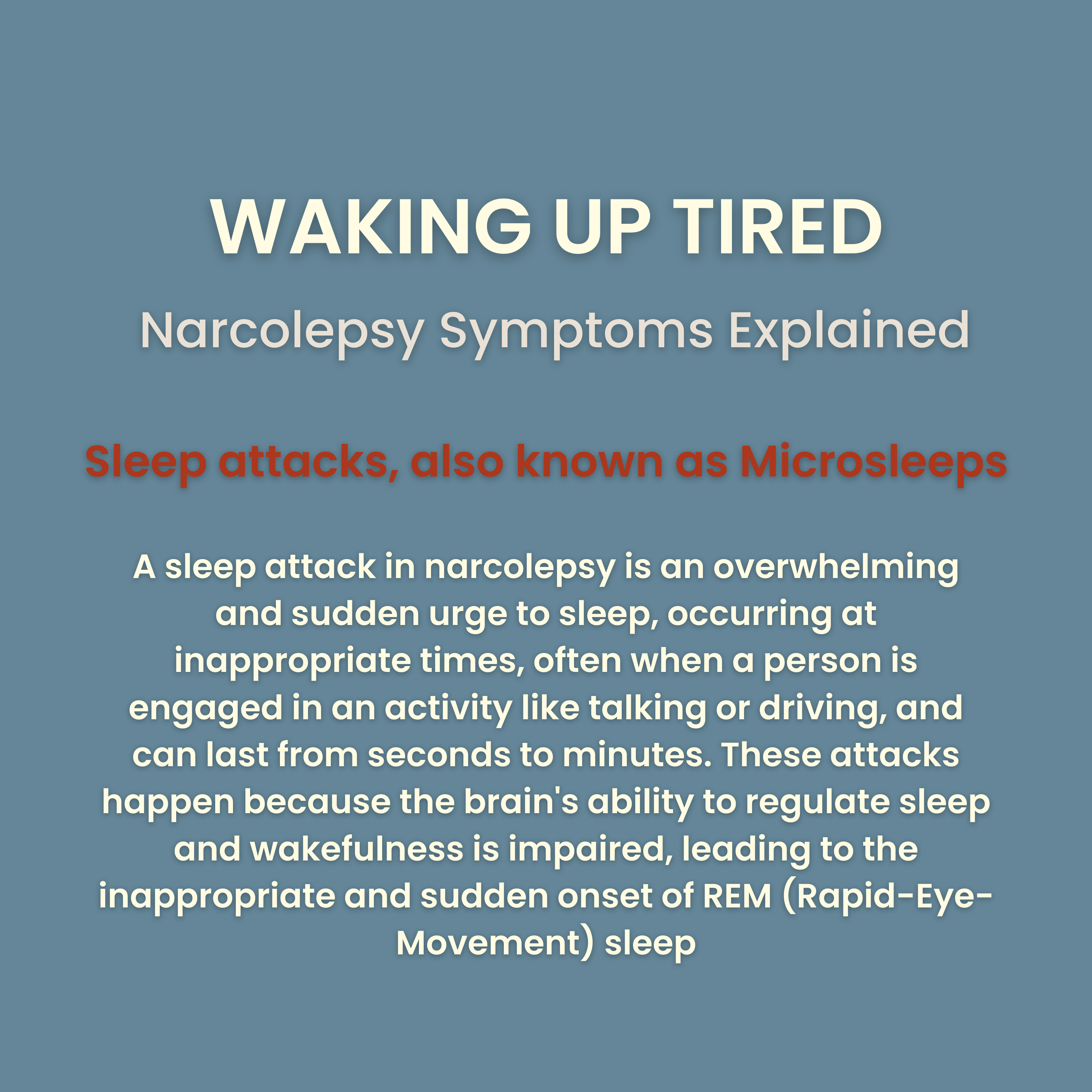 Sleep Attacks: The Sneaky Side of Narcolepsy – WAKING UP TIRED
